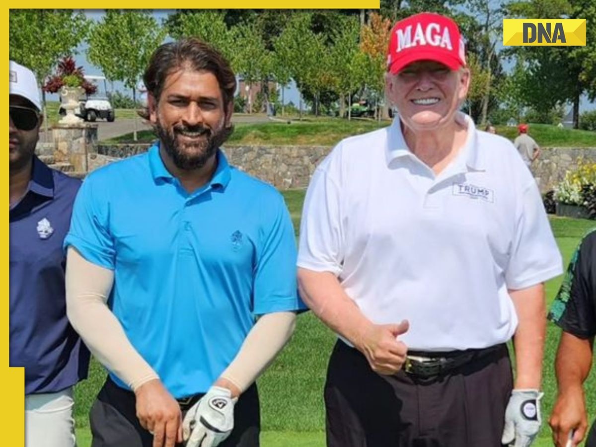 ‘Donald Trump taking tips from Mahi bhai…’: MS Dhoni plays golf with ...