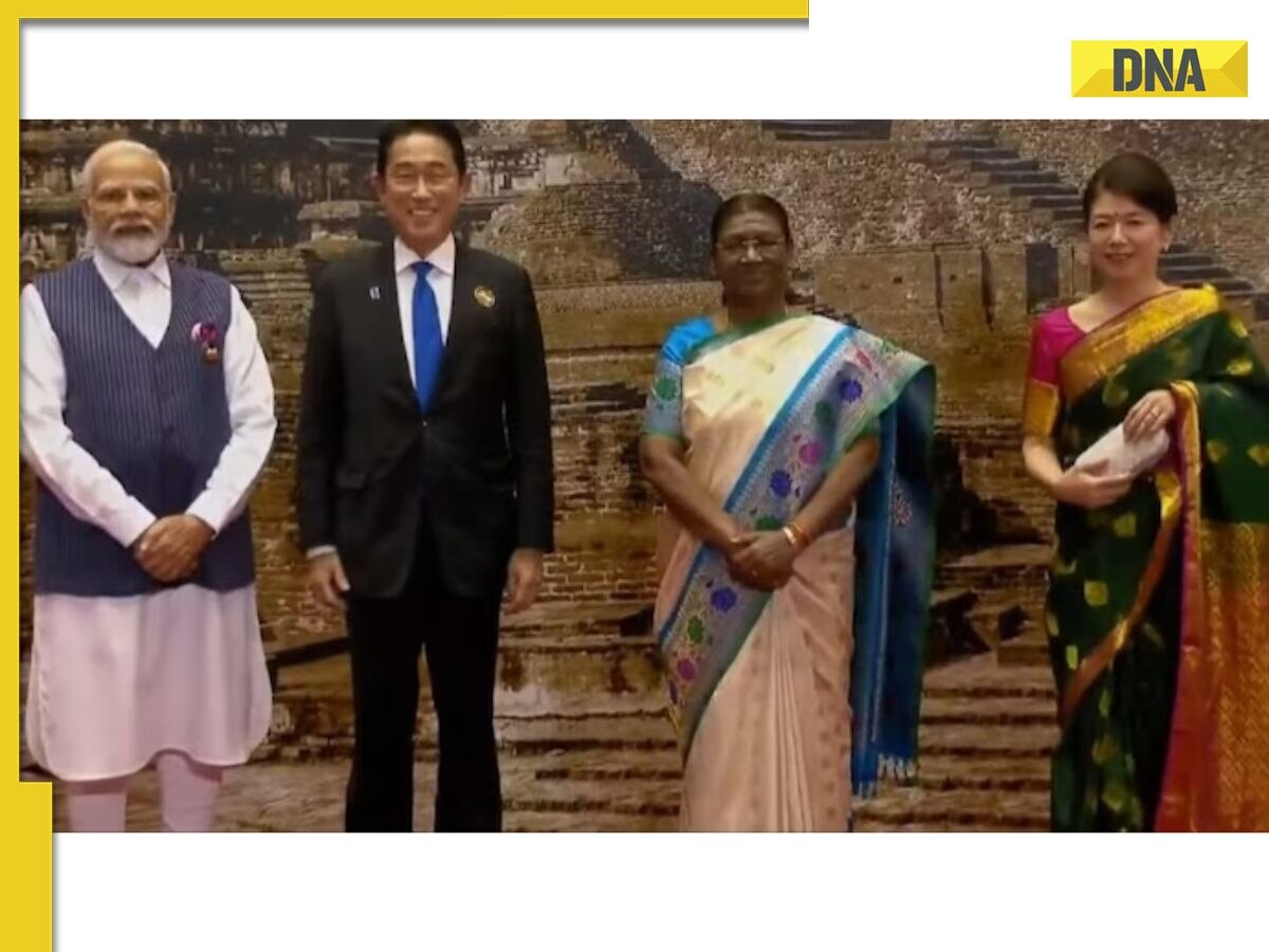 Japan First Lady Yuko Kishida drapes a traditional silk saree for G20 ...