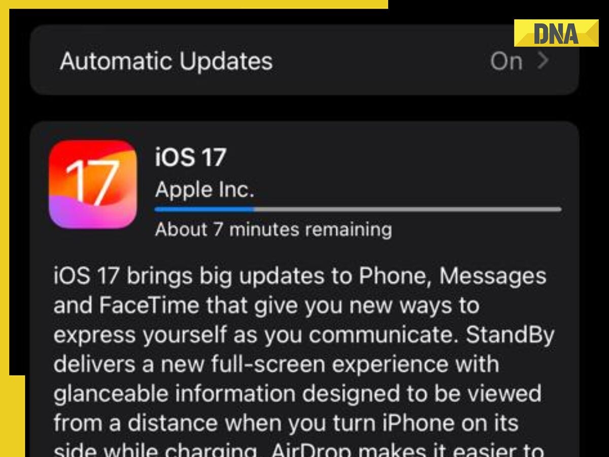 Apple iPhone users get new features with iOS 17 update: How to download ...