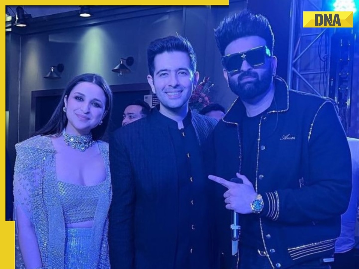 First photo out: Parineeti Chopra-Raghav Chadha look adorable, pose ...