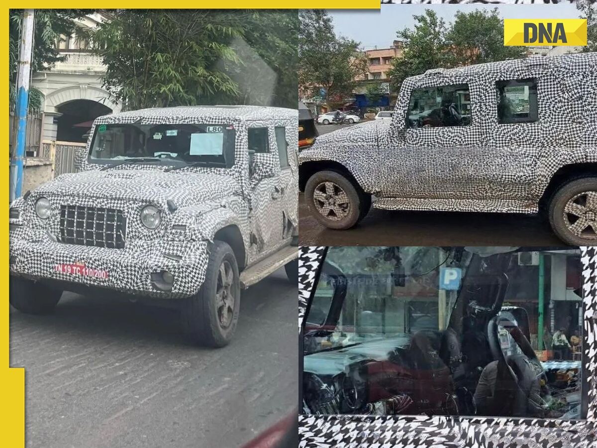 Mahindra Thar 5-door new images out, looks as massive as Mahindra ...