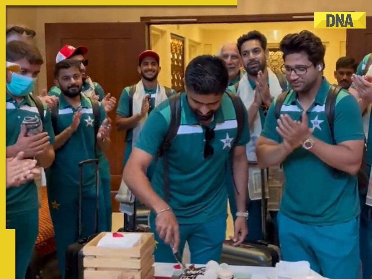 Watch: Babar Azam cuts birthday cake with team in Bengaluru ahead of ...
