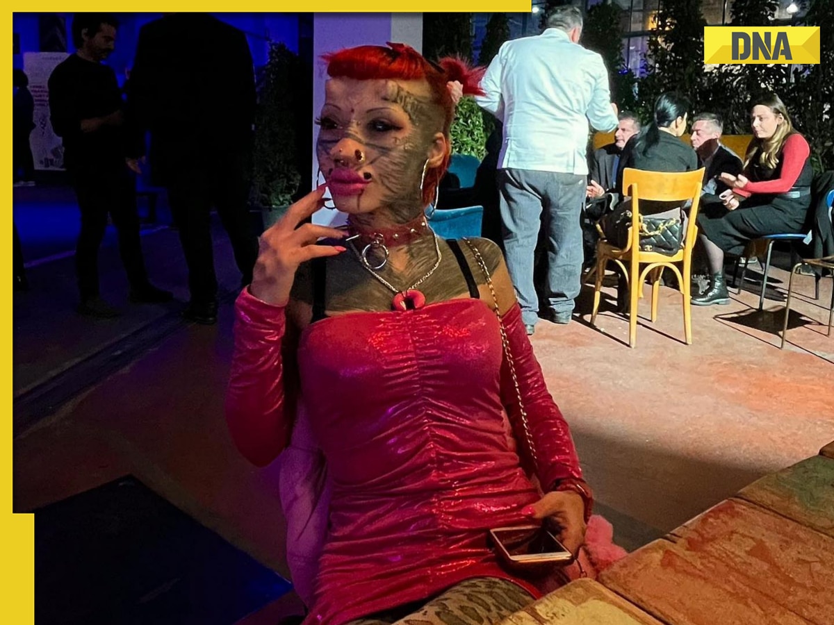 Italian woman undergoes multiple body modifications to transform into a ...