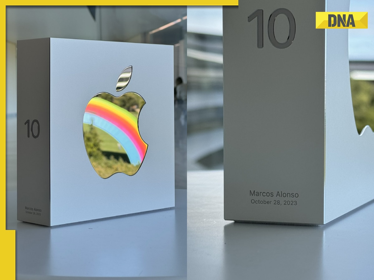 Viral video: Apple employee unwraps special gift by company on his 10 ...