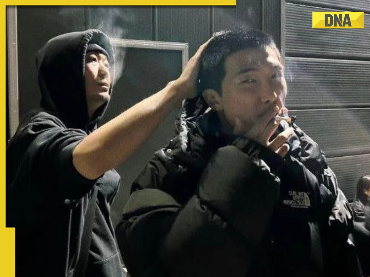 After V and Jungkook, viral photos of BTS' leader RM smoking leaves ...