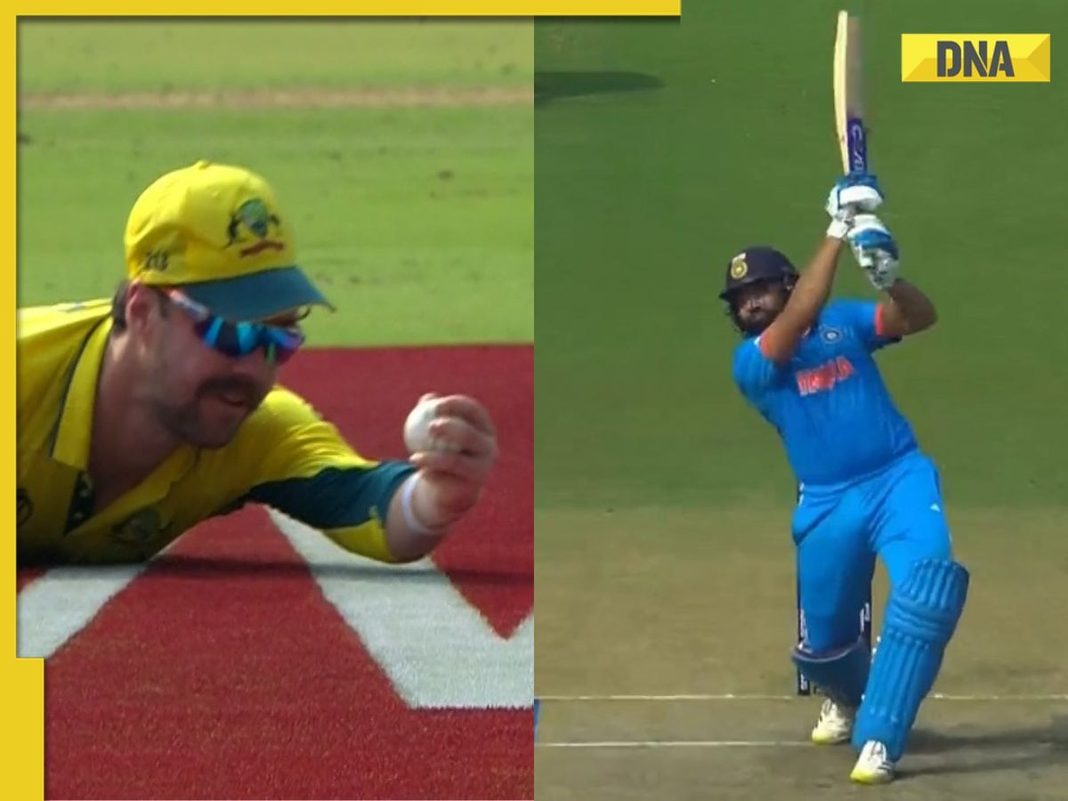 Watch: Travis Head takes sensational diving catch to dismiss Rohit ...