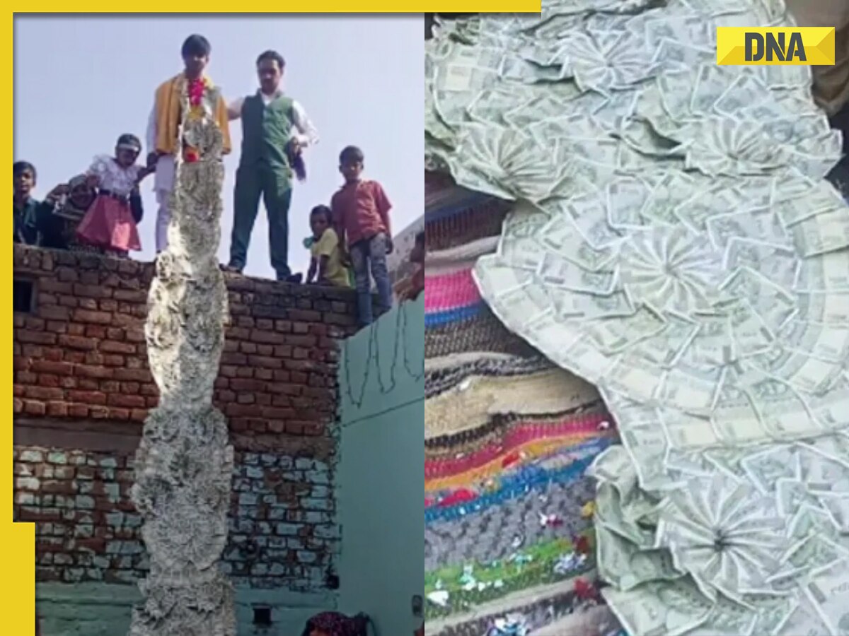 Viral video: Groom stuns social media with lavish Rs 20 lakh currency ...