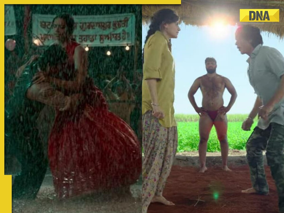 Fans say Shah Rukh Khan's kushti scenes with Taapsee in Dunki and Deepika in Jawan are his 'new ...