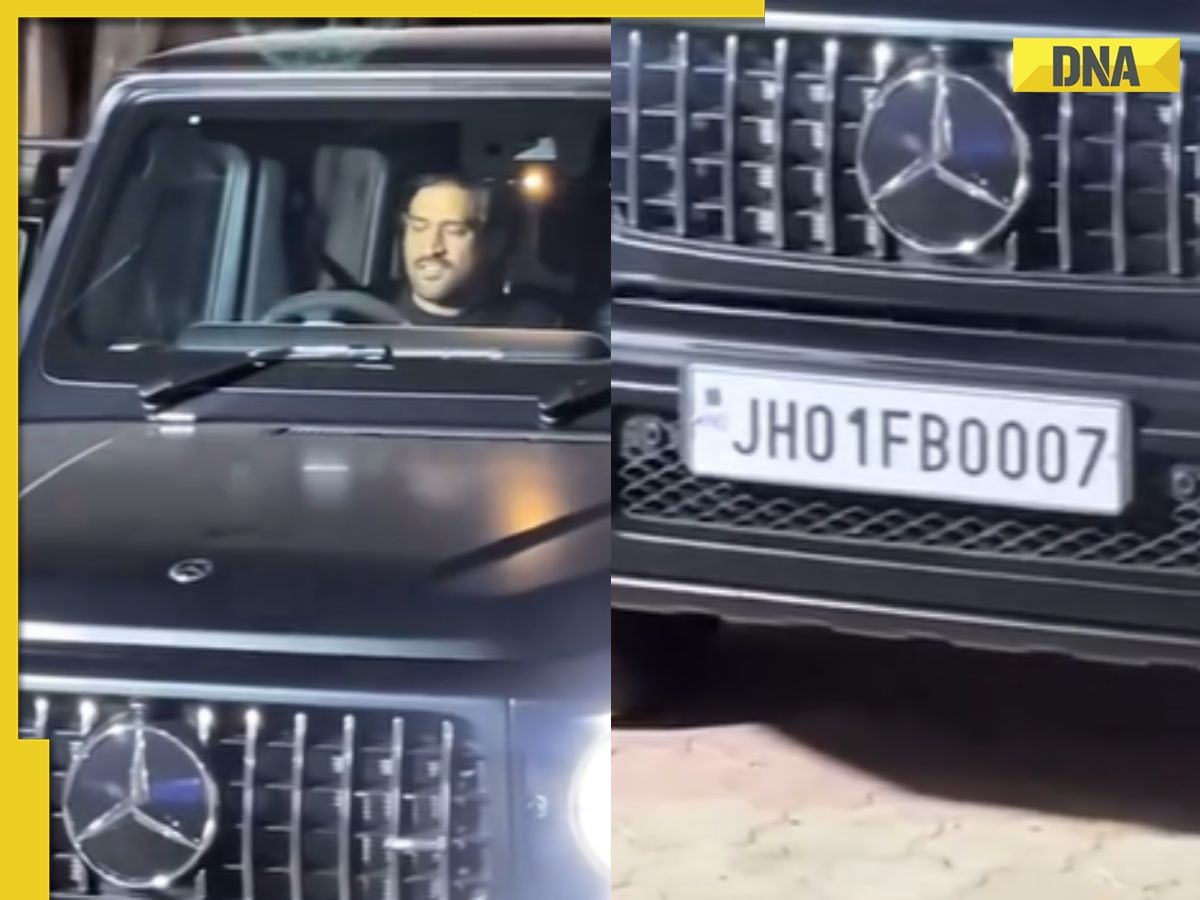MS Dhoni seen driving Rs 3 crore Mercedes-AMG G63 SUV, gets special ...