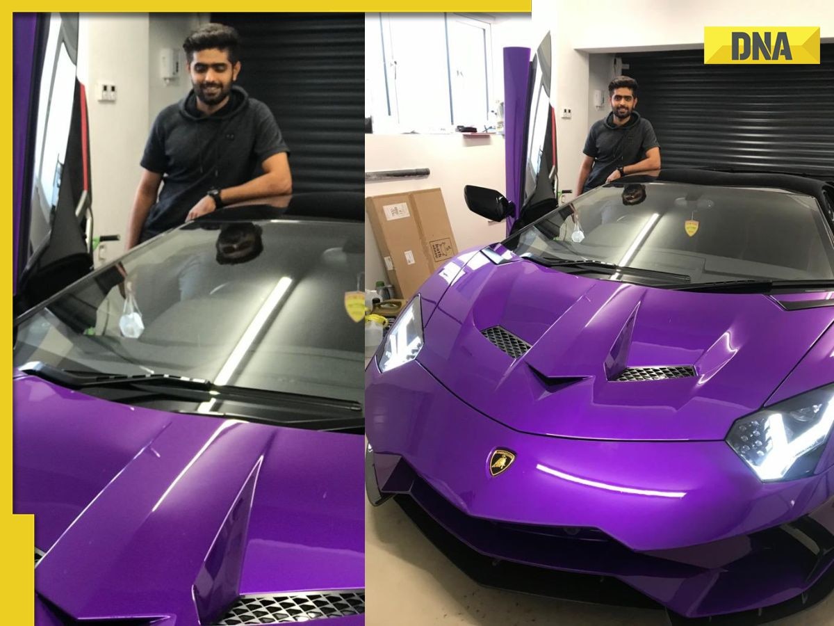 Pakistan cricketer Babar Azam poses with Lamborghini supercar, netizens ...