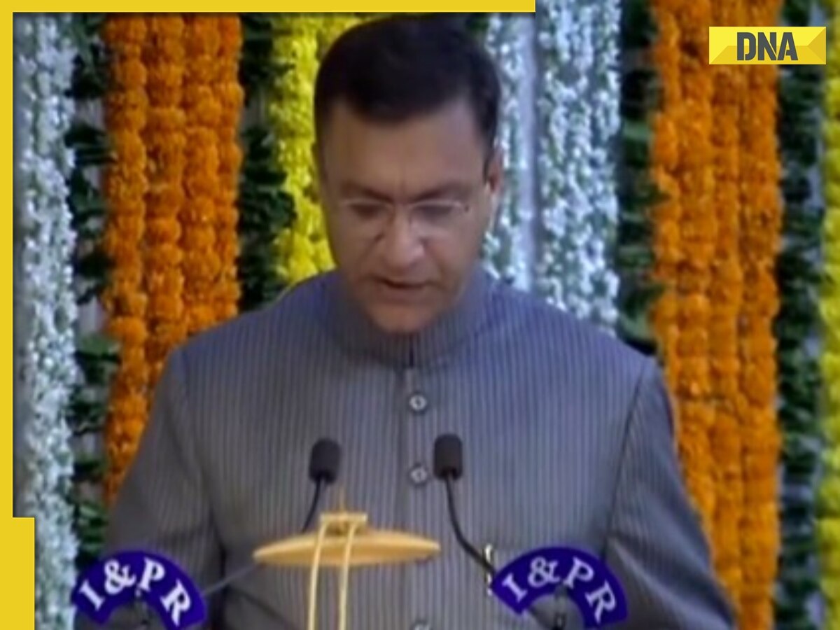 AIMIM MLA Akbaruddin Owaisi takes oath as Pro-tem Speaker of Telangana Assembly