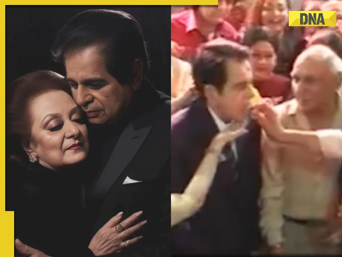 Watch: Saira Banu shares video of Dilip Kumar celebrating birthday with Amitabh, SRK, Salman on ...