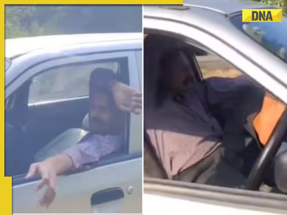 Man drives car from passenger seat, viral video stuns internet