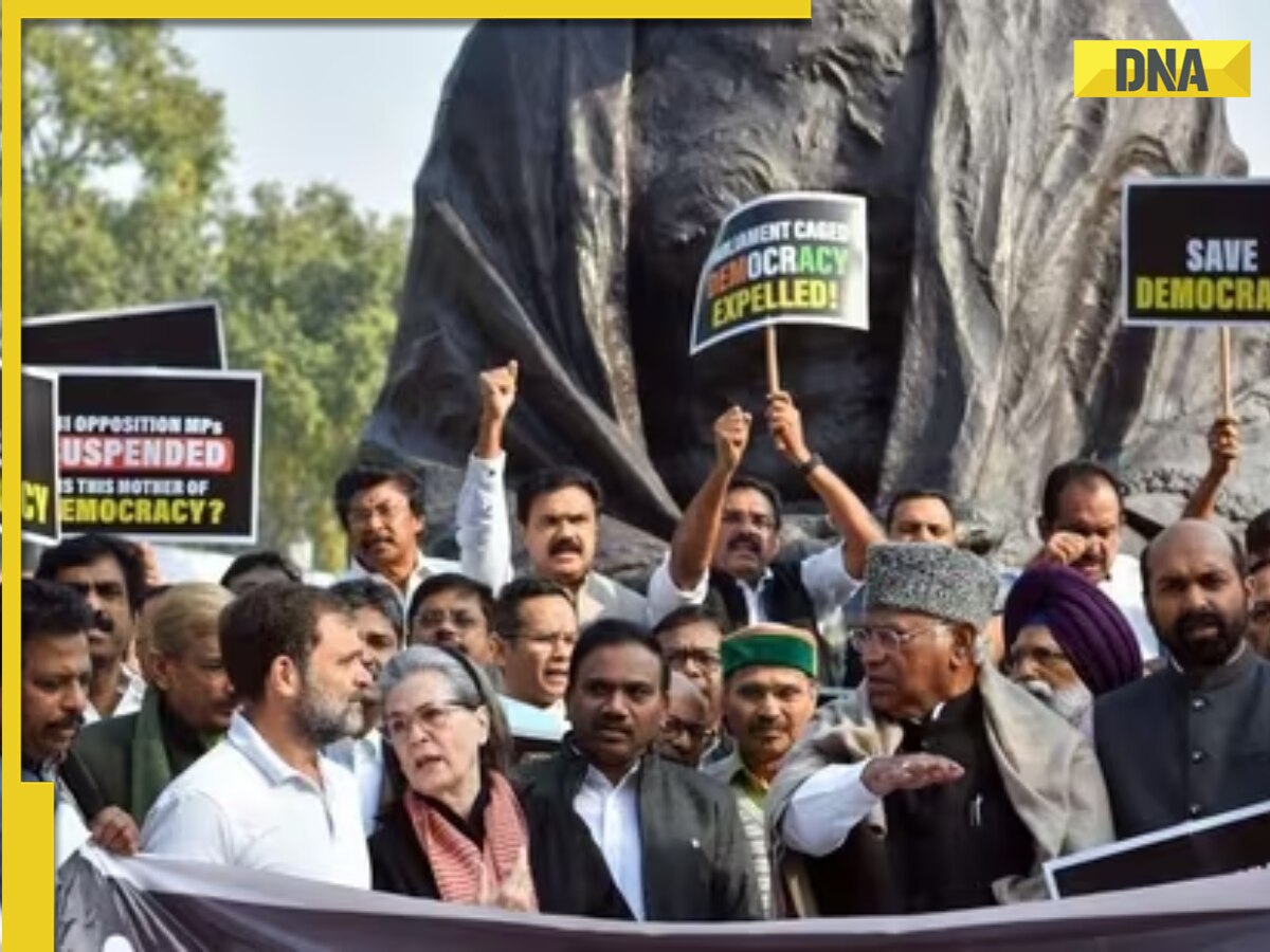 'We want to show...': INDIA bloc leaders protest today against 146 ...