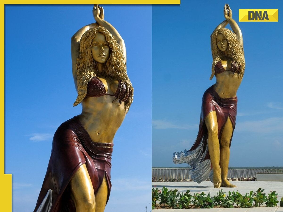 Shakira's giant bronze statue unveiled in her Colombian hometown