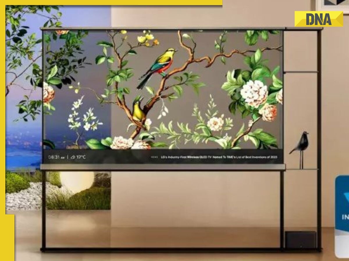 World’s first wireless transparent OLED TV unveiled by LG at CES 2024 ...