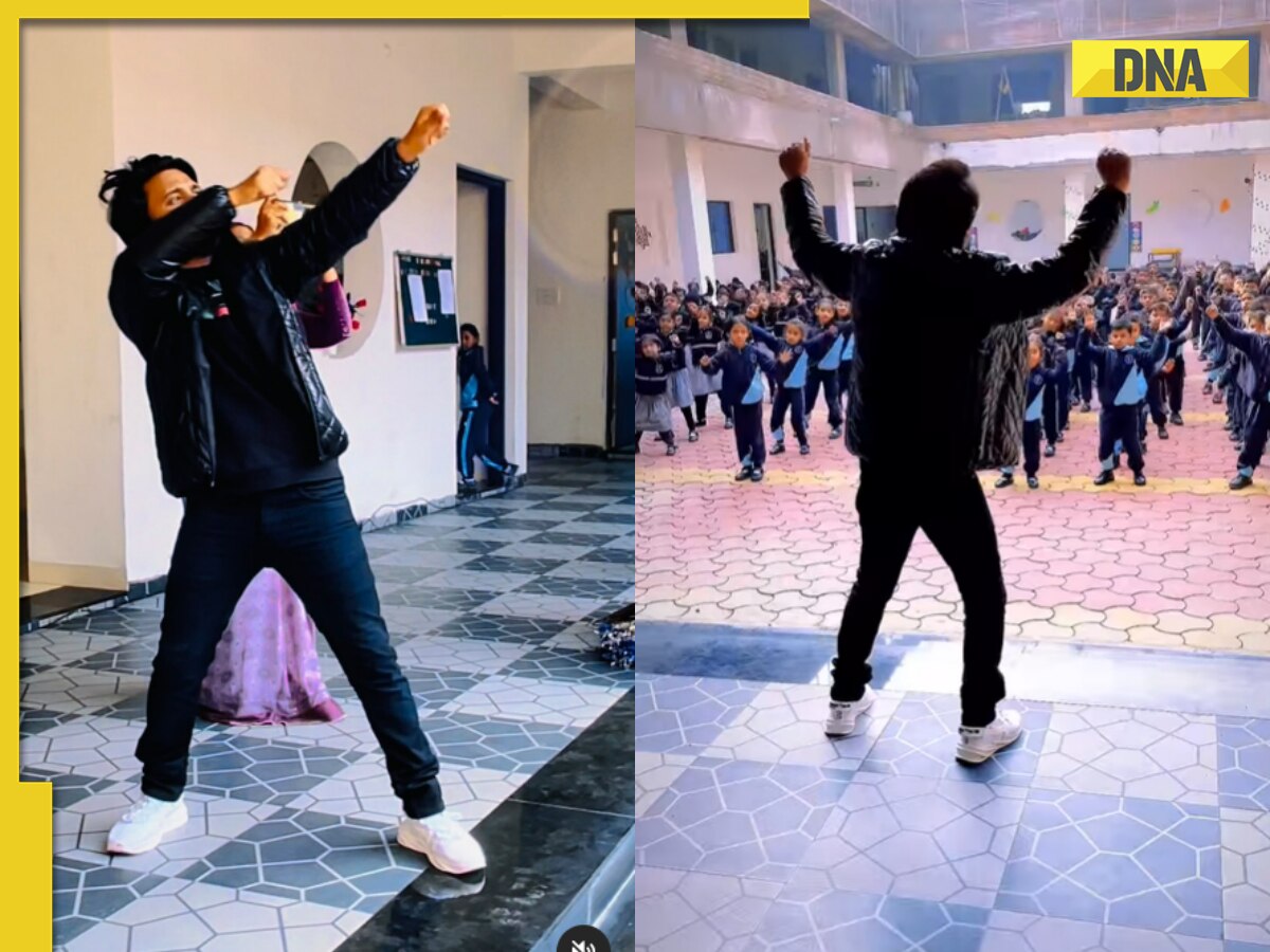 Viral video of school teacher dancing to 'Keejo Kesari Ke Laal' bhajan ...