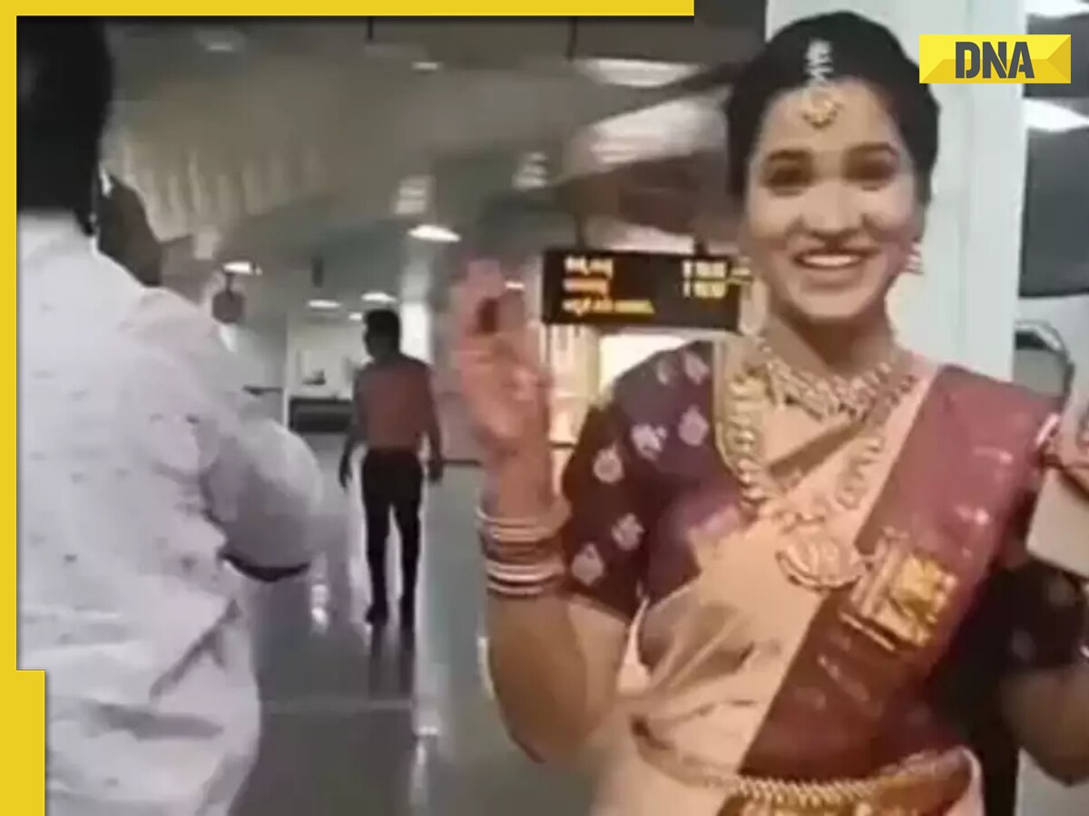 Viral video: Bengaluru bride ditches car for Metro ride to beat traffic woes on wedding day