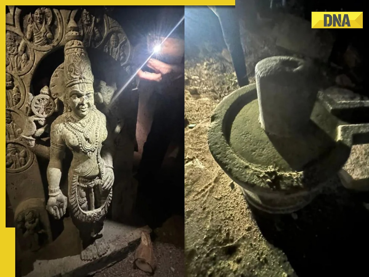 Video: Ancient Lord Vishnu statue, resembling Ram Lalla, found in ...