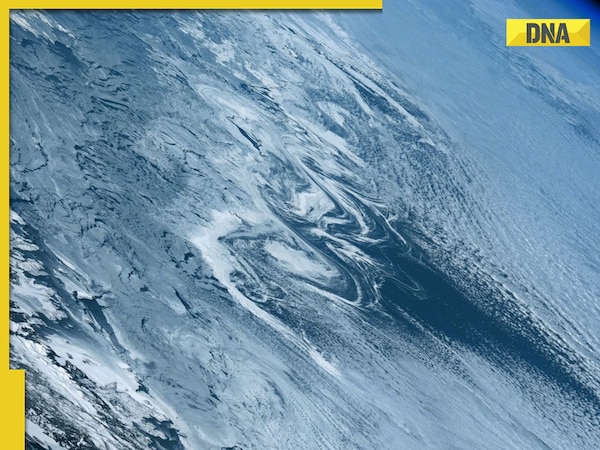 NASA shares stunning image of frozen seawater on Earth taken from ISS