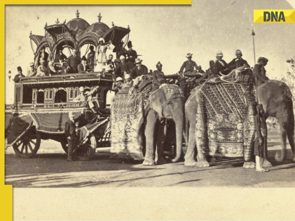 This Maharaja's three-story chariot required four elephants to move ...