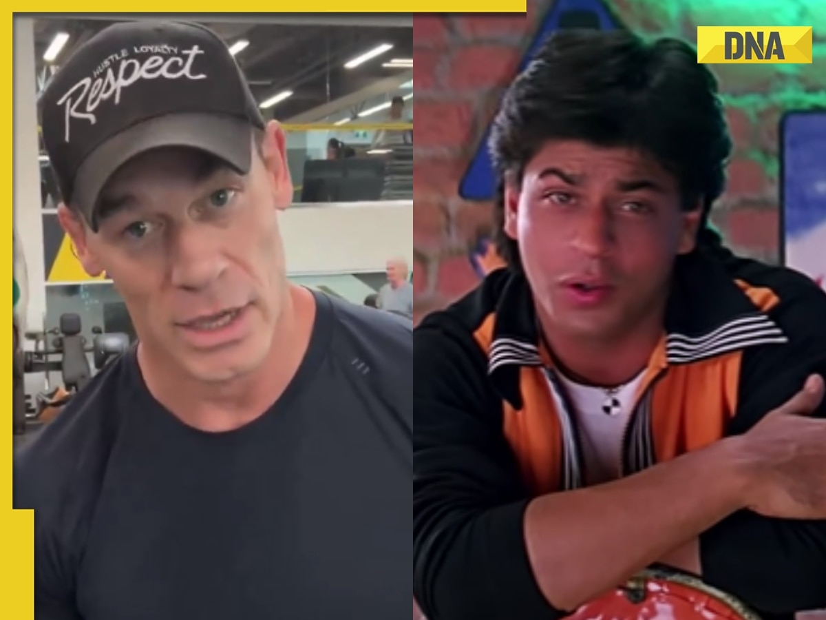 Watch: John Cena sings Shah Rukh Khan's famous song Bholi Si Surat in ...