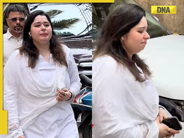 Watch: Pankaj Udhas' daughter Reva can't stop crying as she arrives at ...