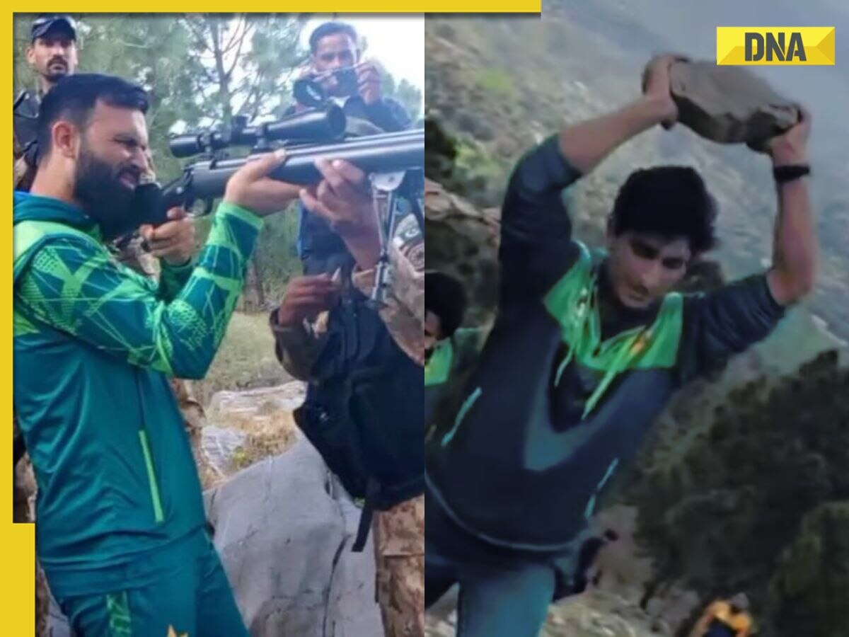 From sniper shooting to lifting rocks, Pakistan cricketers go through ...