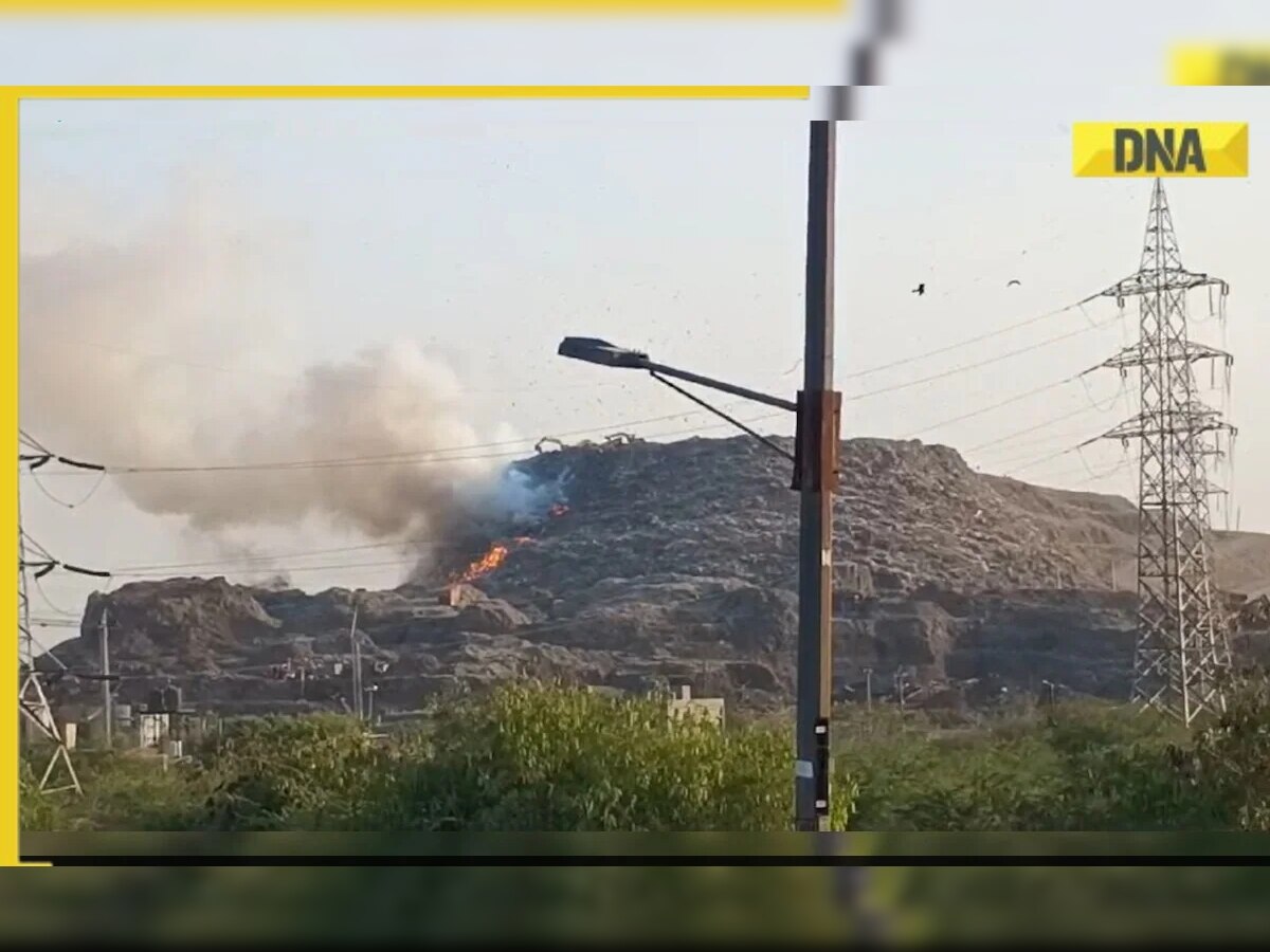 Massive fire erupts at Delhi’s Ghazipur landfill site; Watch
