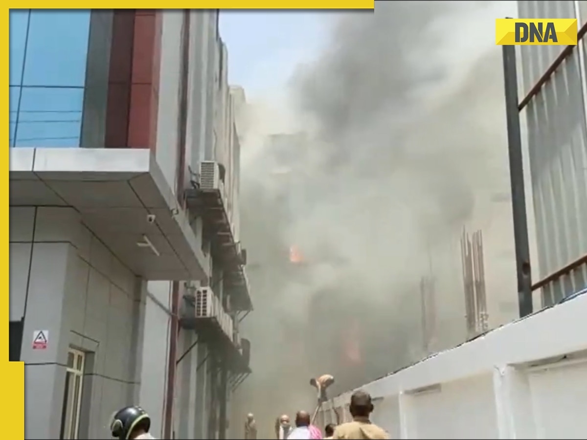 Noida: Massive fire breaks out in two offices in Sector 67, fire ...