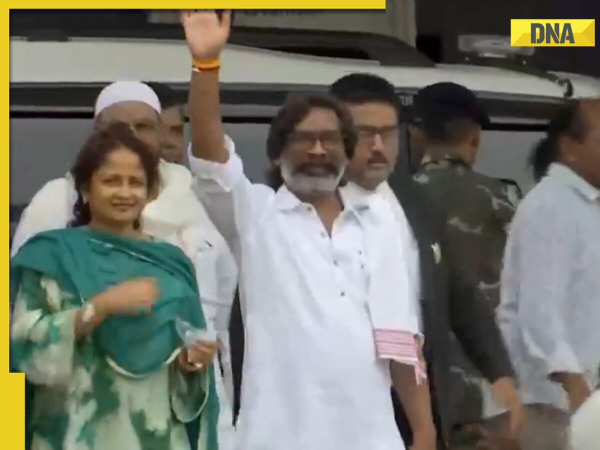 Jharkhand ex-CM Hemant Soren walks out of jail after 5 months following bail from HC in land ...