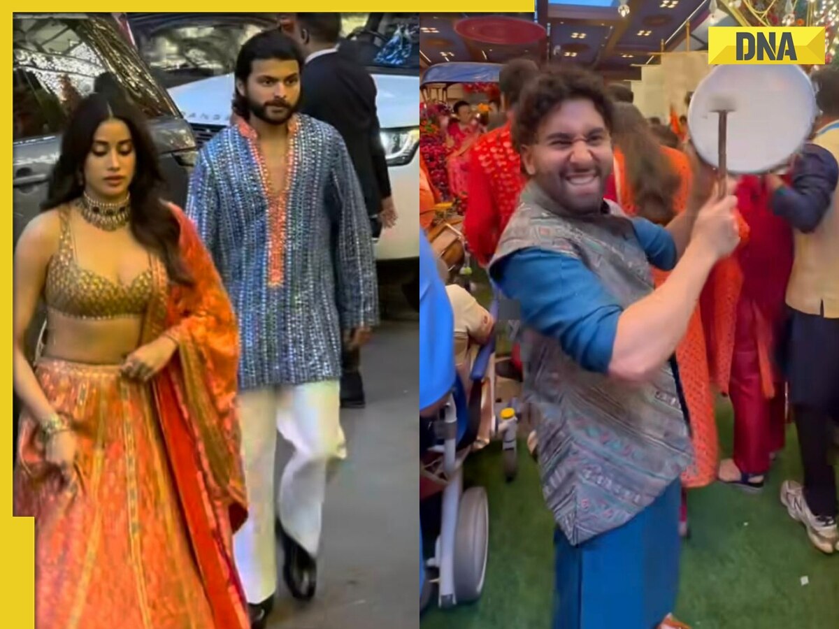 Watch: Janhvi Kapoor attends Anant Ambani-Radhika's Mameru ceremony ...