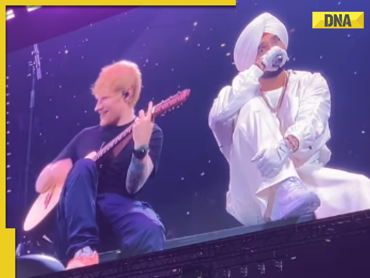 Watch Ed Sheeran Surprises Indian Fans At Diljit Dosanjhs Concert