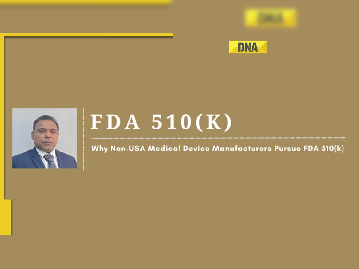 The reason behind non-USA medical device manufacturers seeking FDA 510 ...