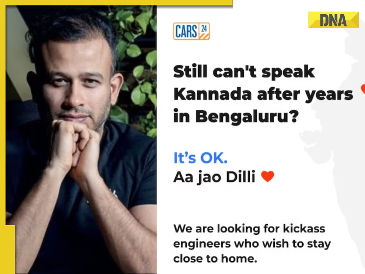 'Struggling to speak Kannada in Bengaluru... Come to Delhi': Cars24 CEO ...