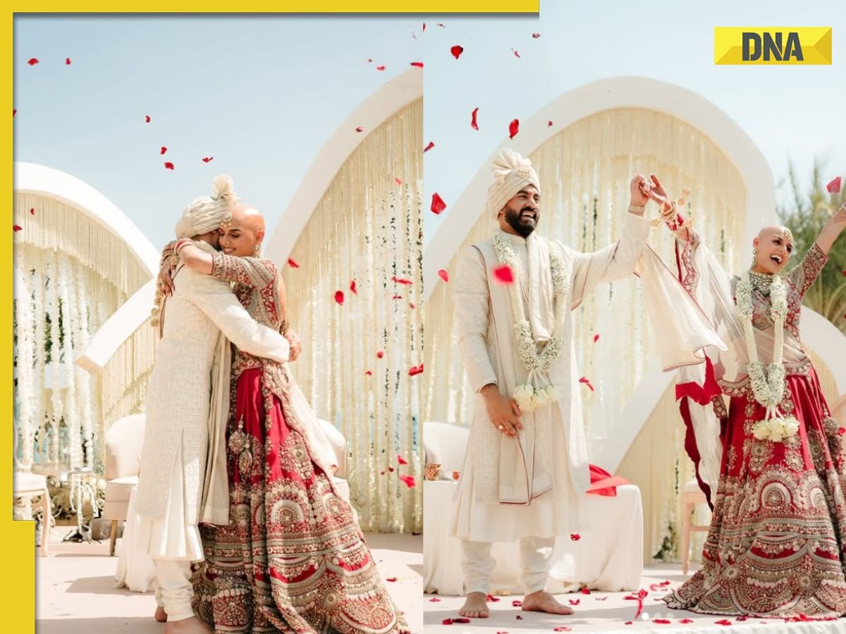 THIS bald Indian bride wins hearts, ditches wig at her wedding, video goes viral