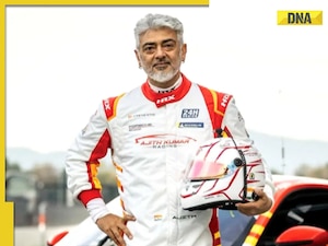 Viral video: Ajith Kumar helps clean up debris after his car crashes in ...