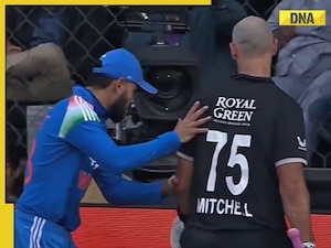 Watch: Virat Kohli's hilarious gesture with Daryl Mitchell goes viral ...
