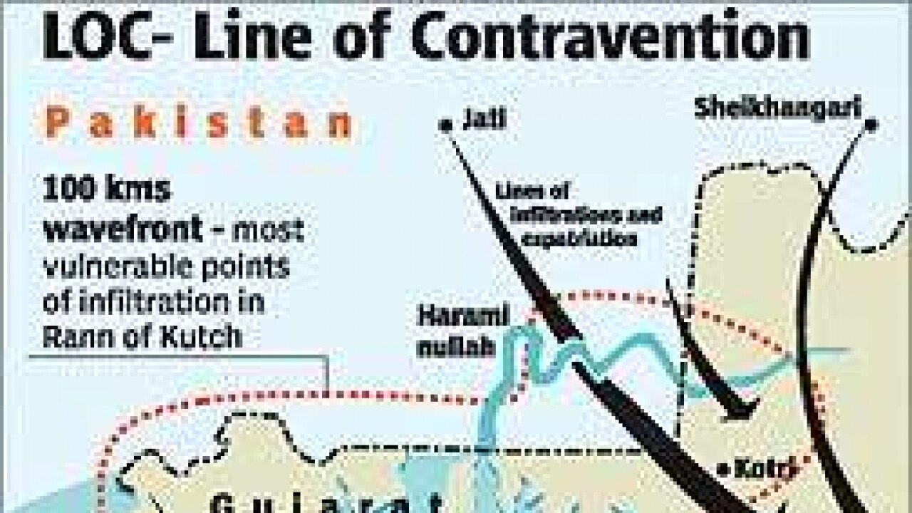 Porous border lets arms flow in
