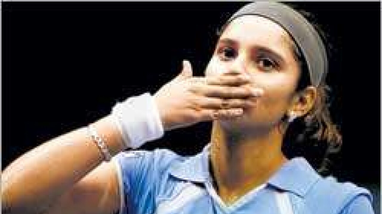 Sania gets a quarter