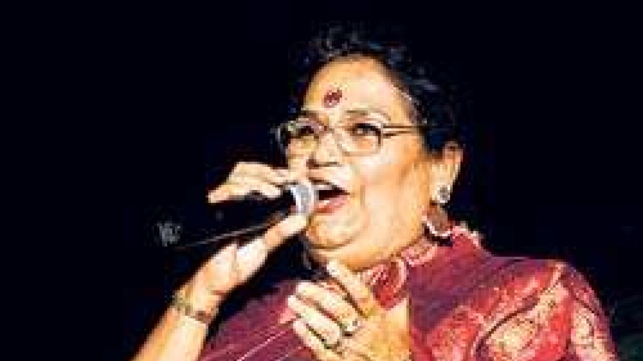 Usha sings for Nana