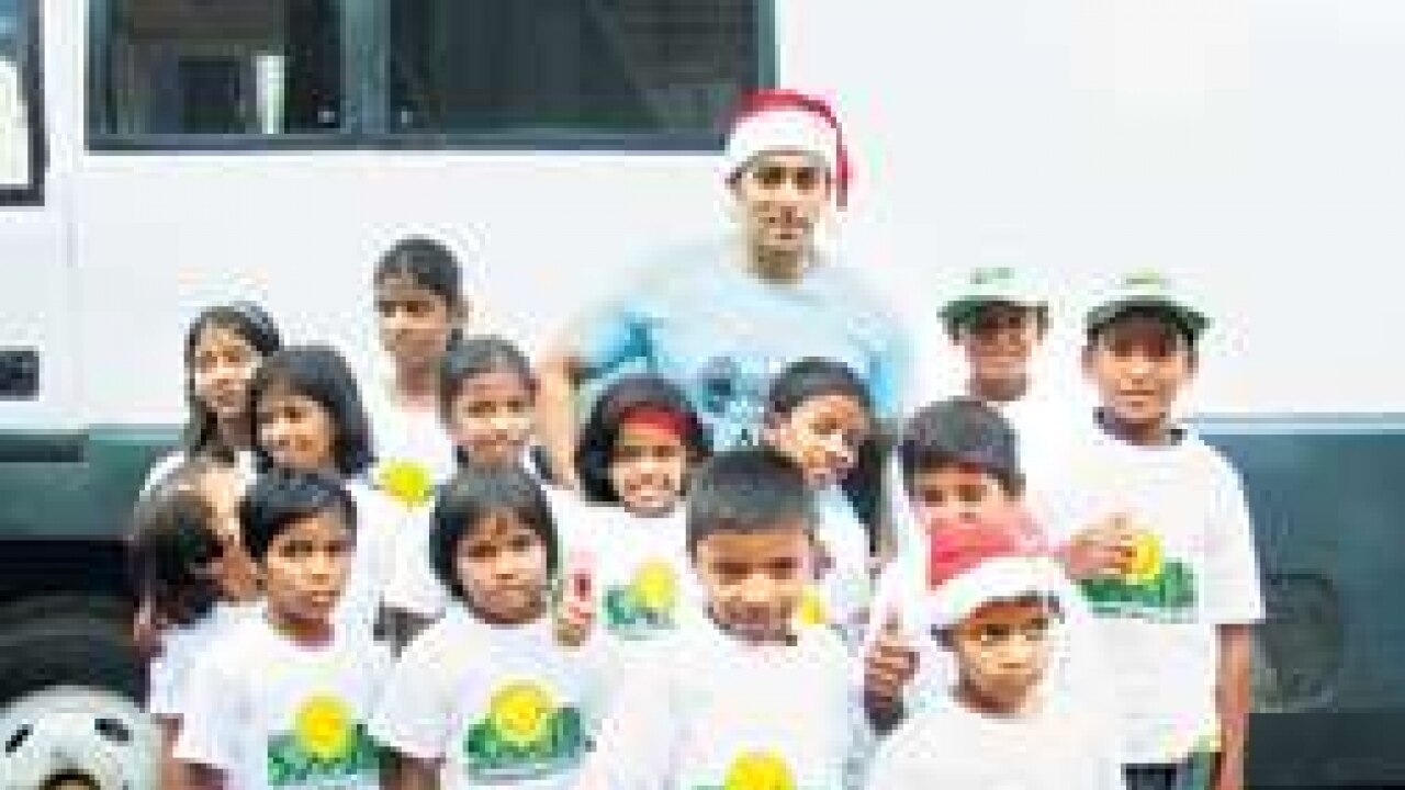 Santa Salman Khan wows kids