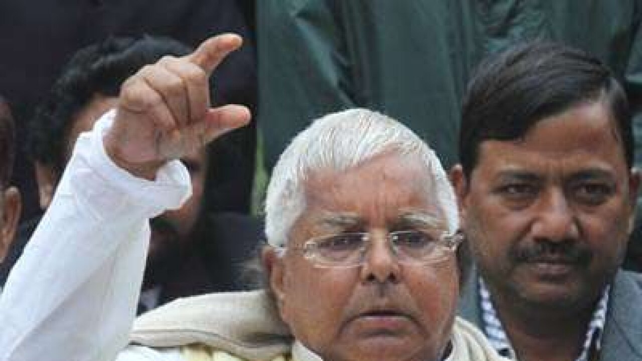 NDA government on way out in Bihar: Lalu Prasad