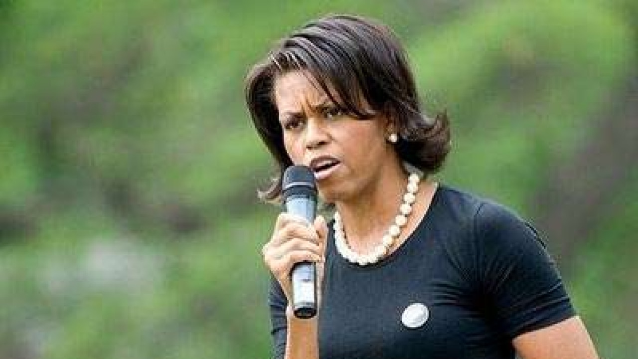 Michelle Obama meets 'The Simpsons'