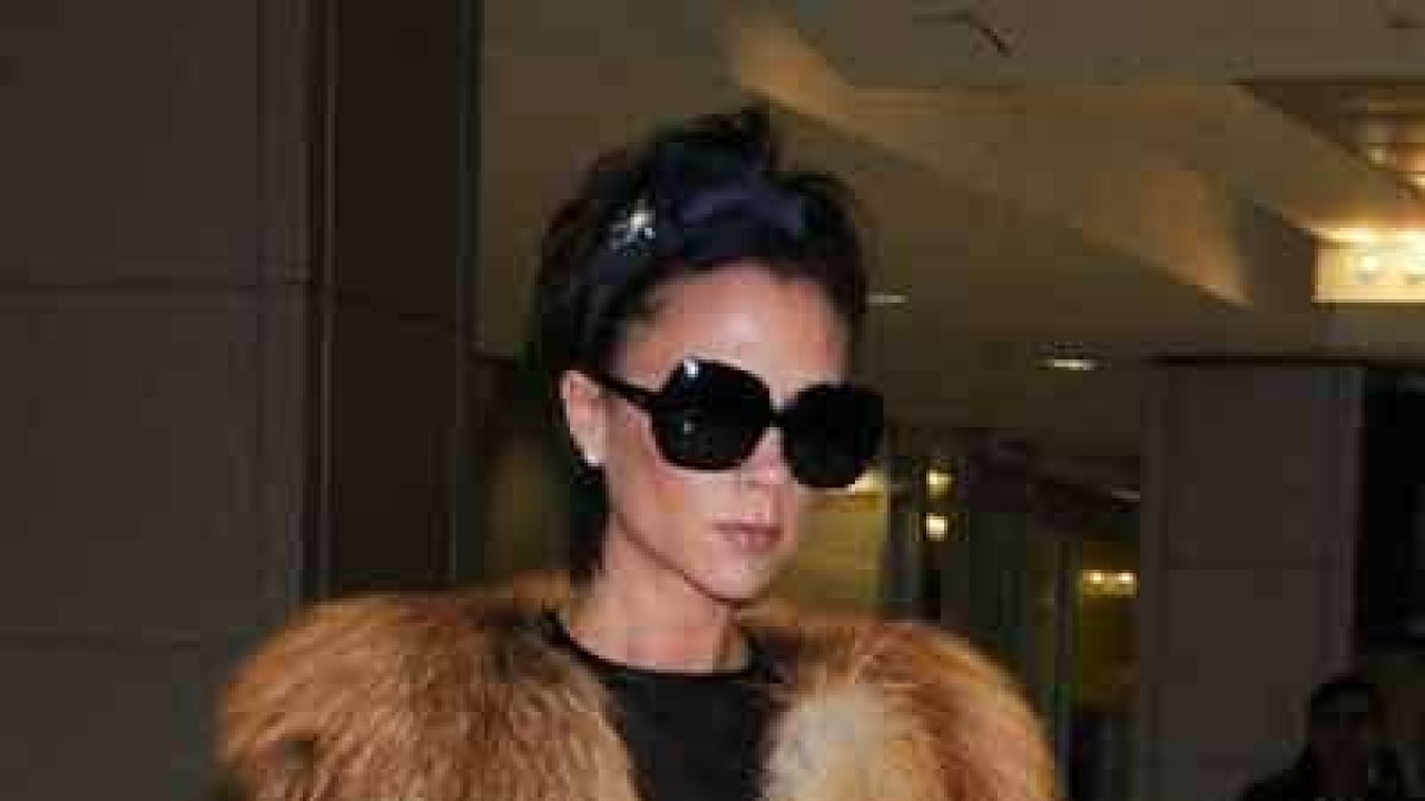 Victoria Beckham hailed for wearing faux fur