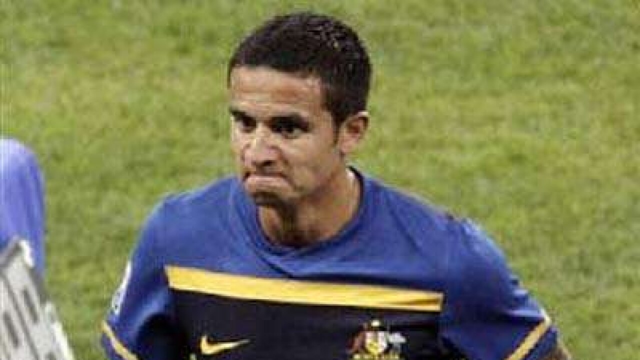Tearful Tim Cahill laments 'harsh' red card