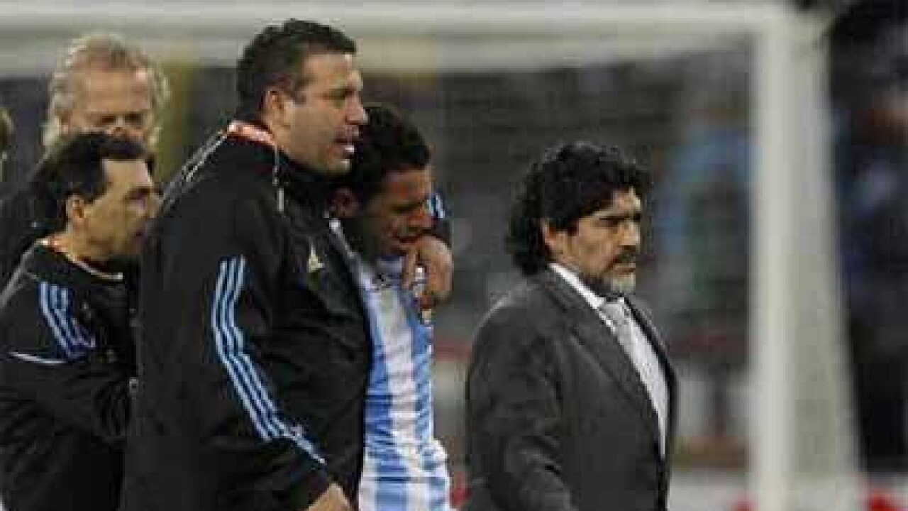 'Hardest day of my life' says broken Diego Maradona