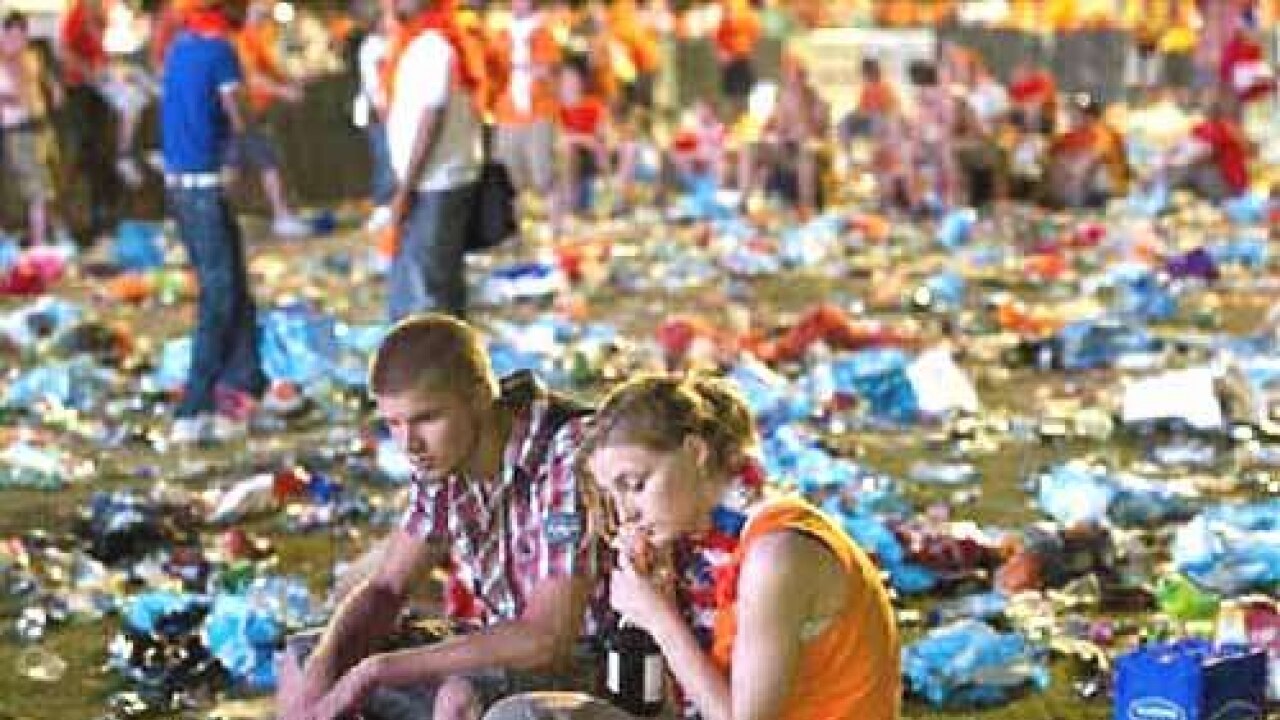 Orange tears in Amsterdam after World Cup loss