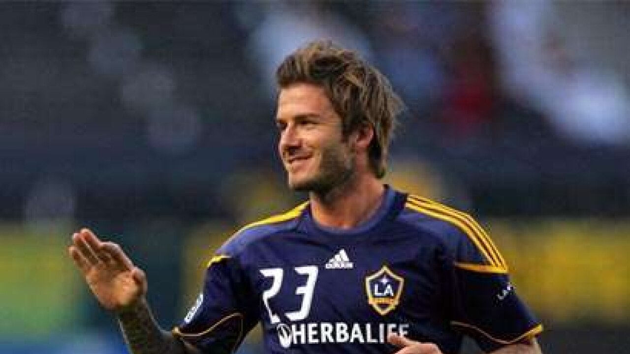 David Beckham set for Hollywood career?