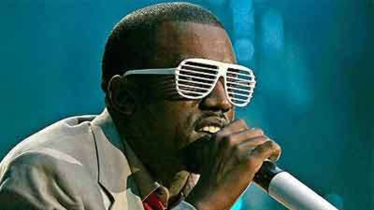 Rapper Kanye West gets a diamond studded smile